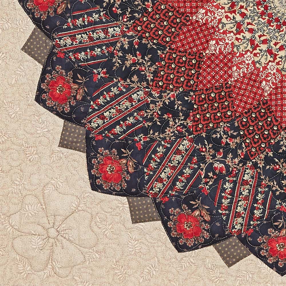 Giant Dahlia Pattern - Michelle Yeo Quilt Designs