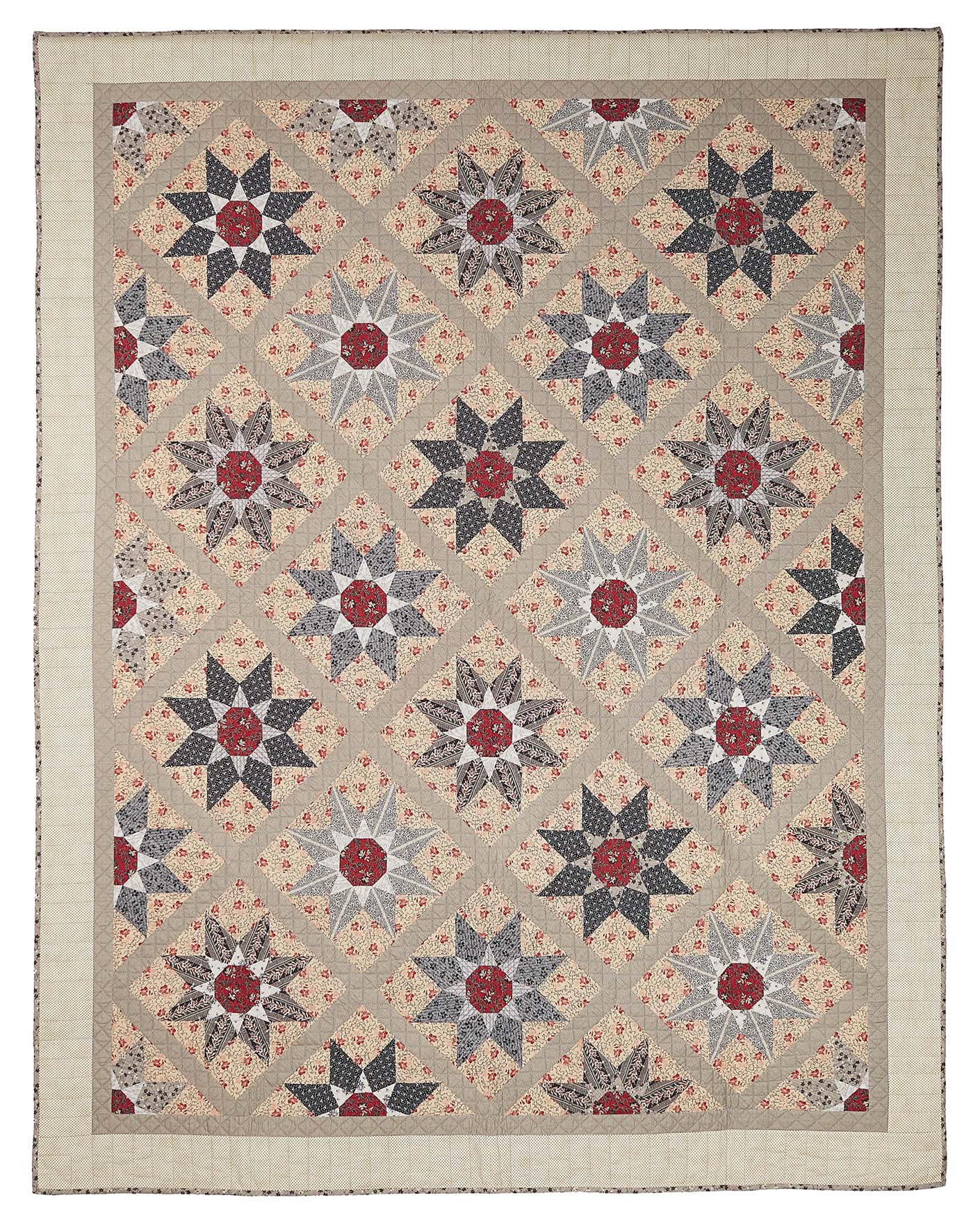 Shadow Star Pattern - Michelle Yeo Quilt Designs