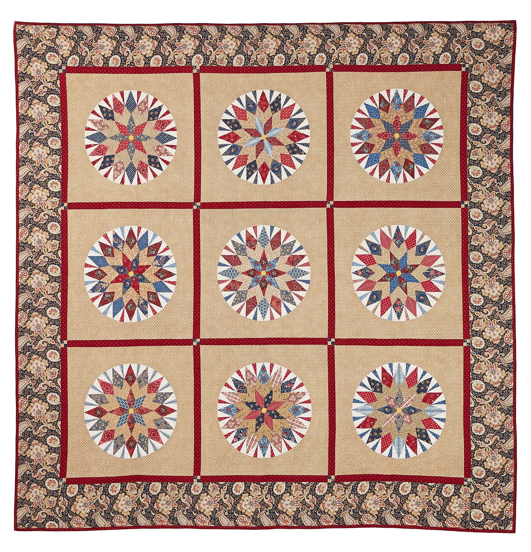 Welsh Sunset Templates - Michelle Yeo Quilt Designs